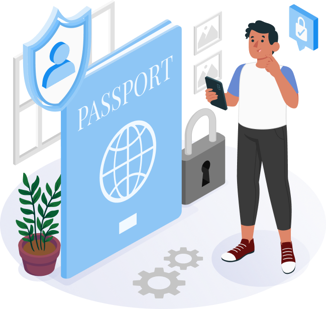 Real-time passport authentication process with CoinCircleTrust API